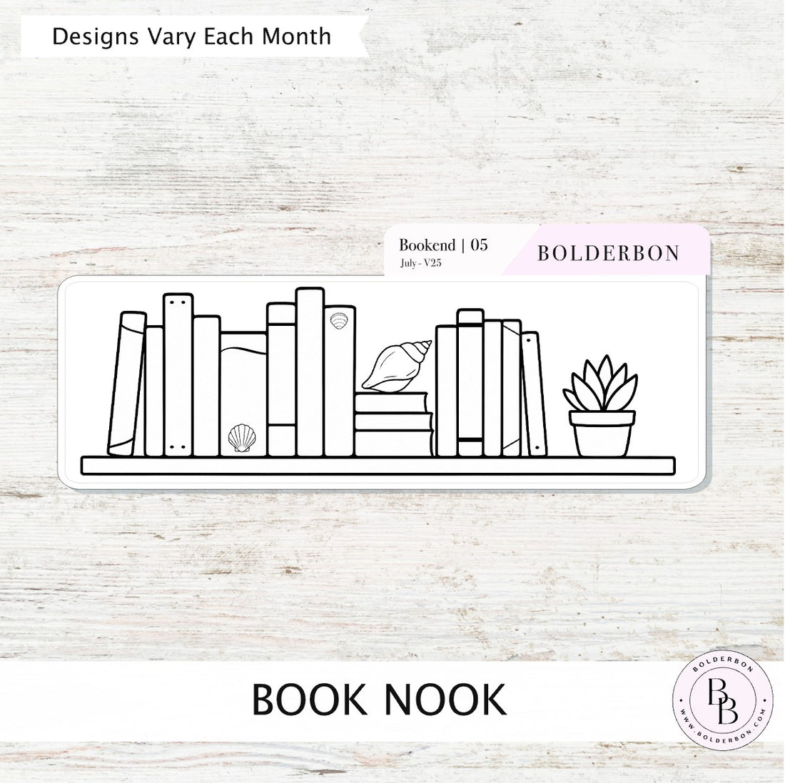7x9 DASHBOARD - Sticker Subscription – Bolderbon