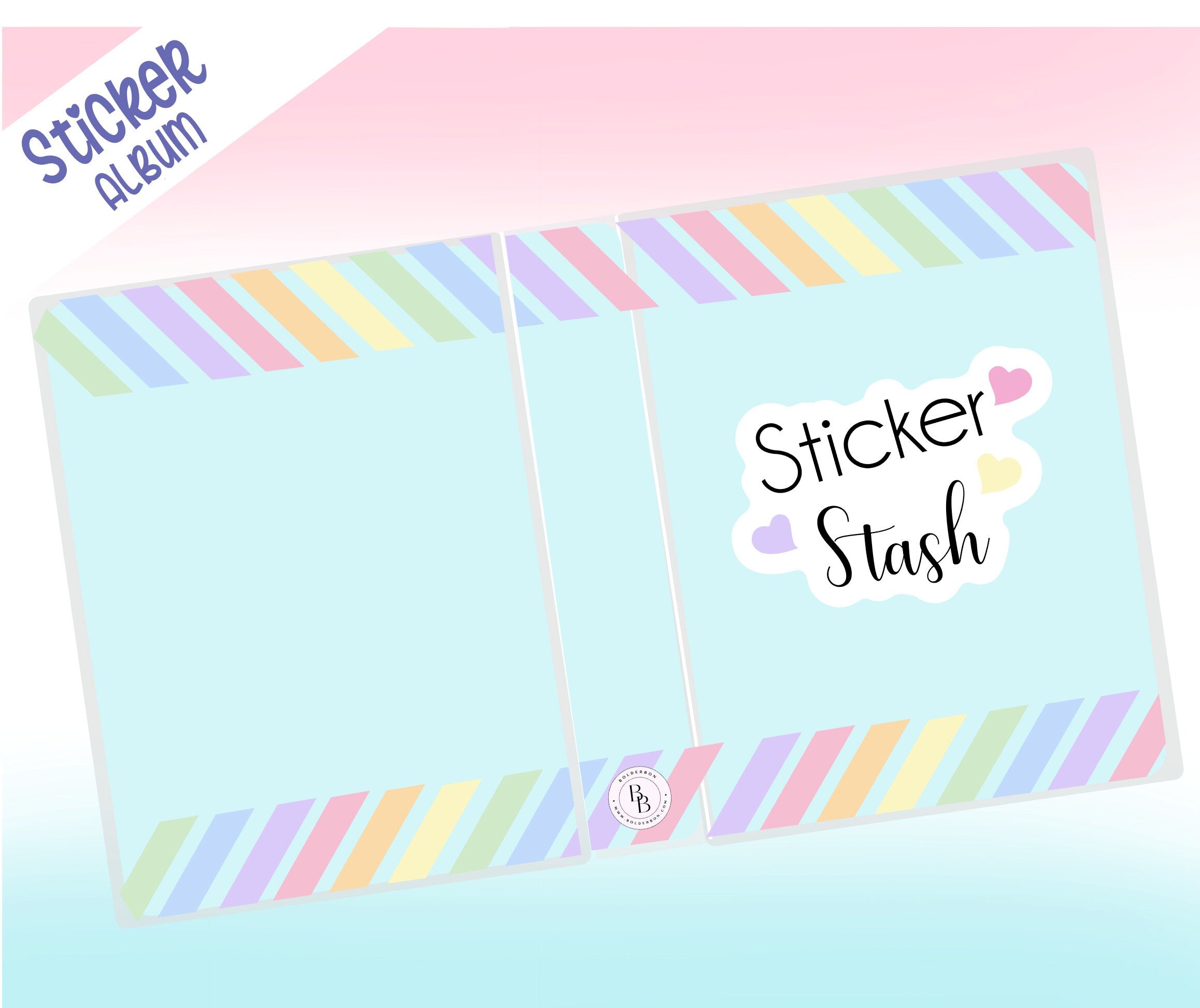 STICKER STASH || Sleeve Sticker Album – Bolderbon